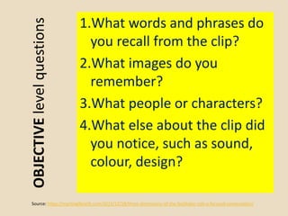 The Focused Conversation Method - ORID | PPTX