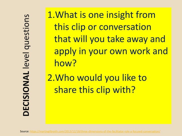 The Focused Conversation Method - ORID | PPTX