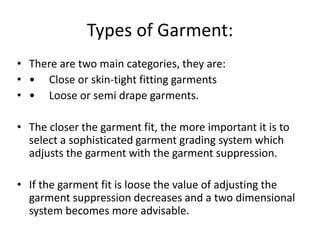The art of garment pattern grading | PPTX