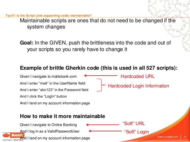 The Art of Gherkin Scripting - Matt Eakin