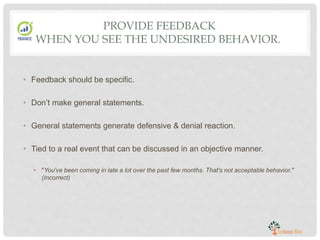 The art of giving feedbacks | PPT