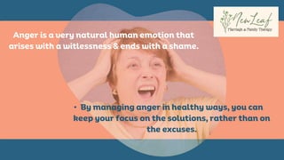 The Art Of Healthy Anger Management | PPT