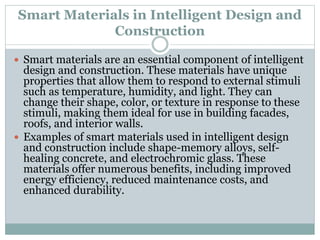 The Art of Intelligent Design and Construction | PPT