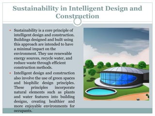 The Art of Intelligent Design and Construction | PPT