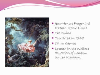 The Art of Love: An Exhibition of Jean-Honore Fragonard’s Works | PPTX