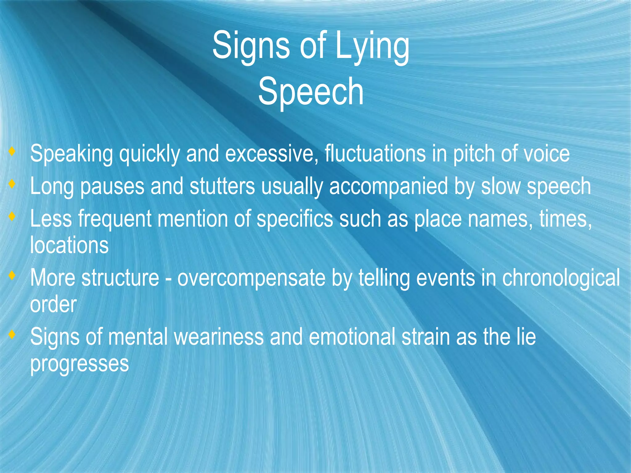The art of lying | PPT