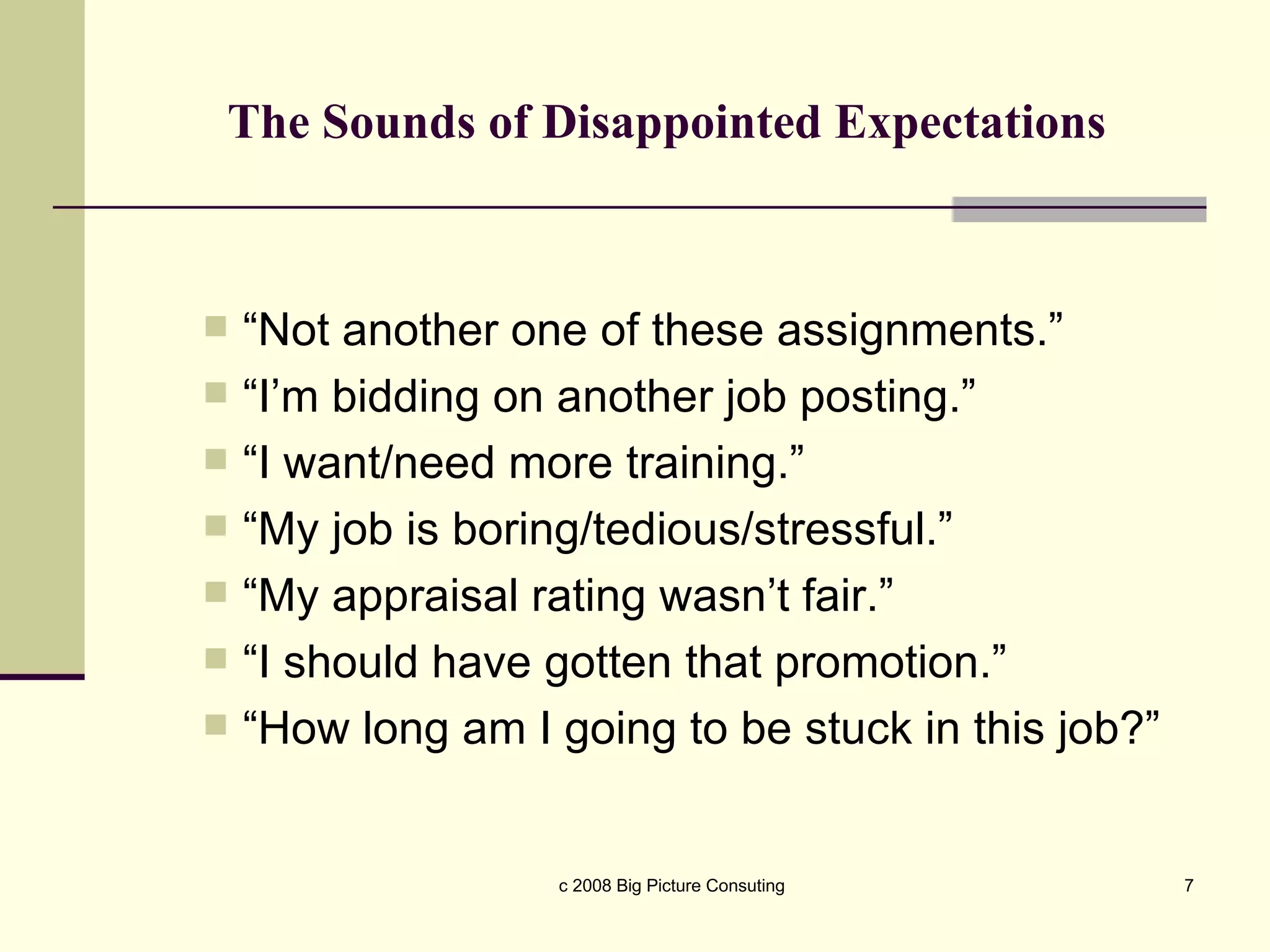 The Art Of Managing Employee Expectations | PPT