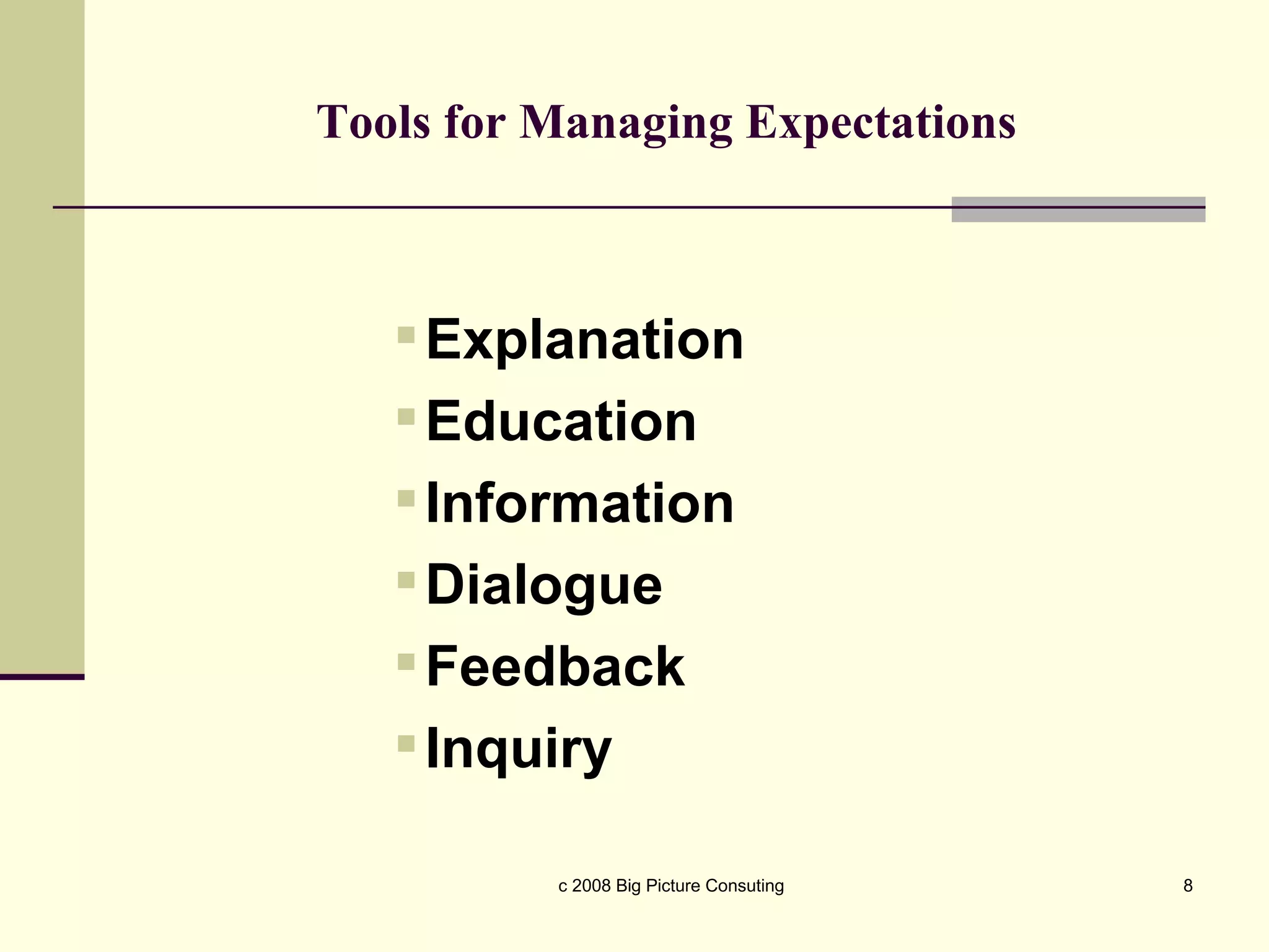 The Art Of Managing Employee Expectations | PPT