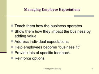The Art Of Managing Employee Expectations | PPT