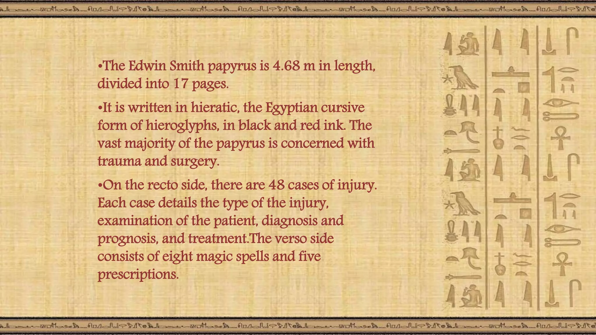 The Art of Medicine in Ancient Egypt . | PPT | Free download