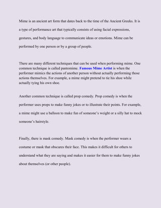 The Art of Mime by Best Mime Artist Srikanta Bose.pdf