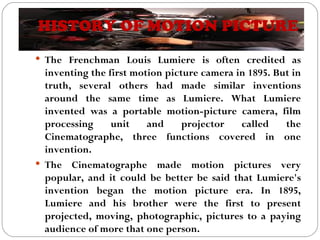 The art of motion picture | PPT