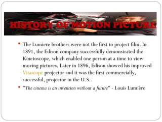 The art of motion picture | PPT