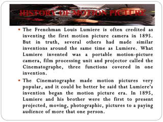 The Art Of Motion Picture (Follow me on Twitter@detectivebogart) | PPT