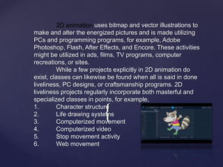 The art of movements that are drawn. | PPT