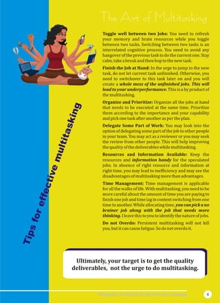 The Art Of Multitasking | PDF