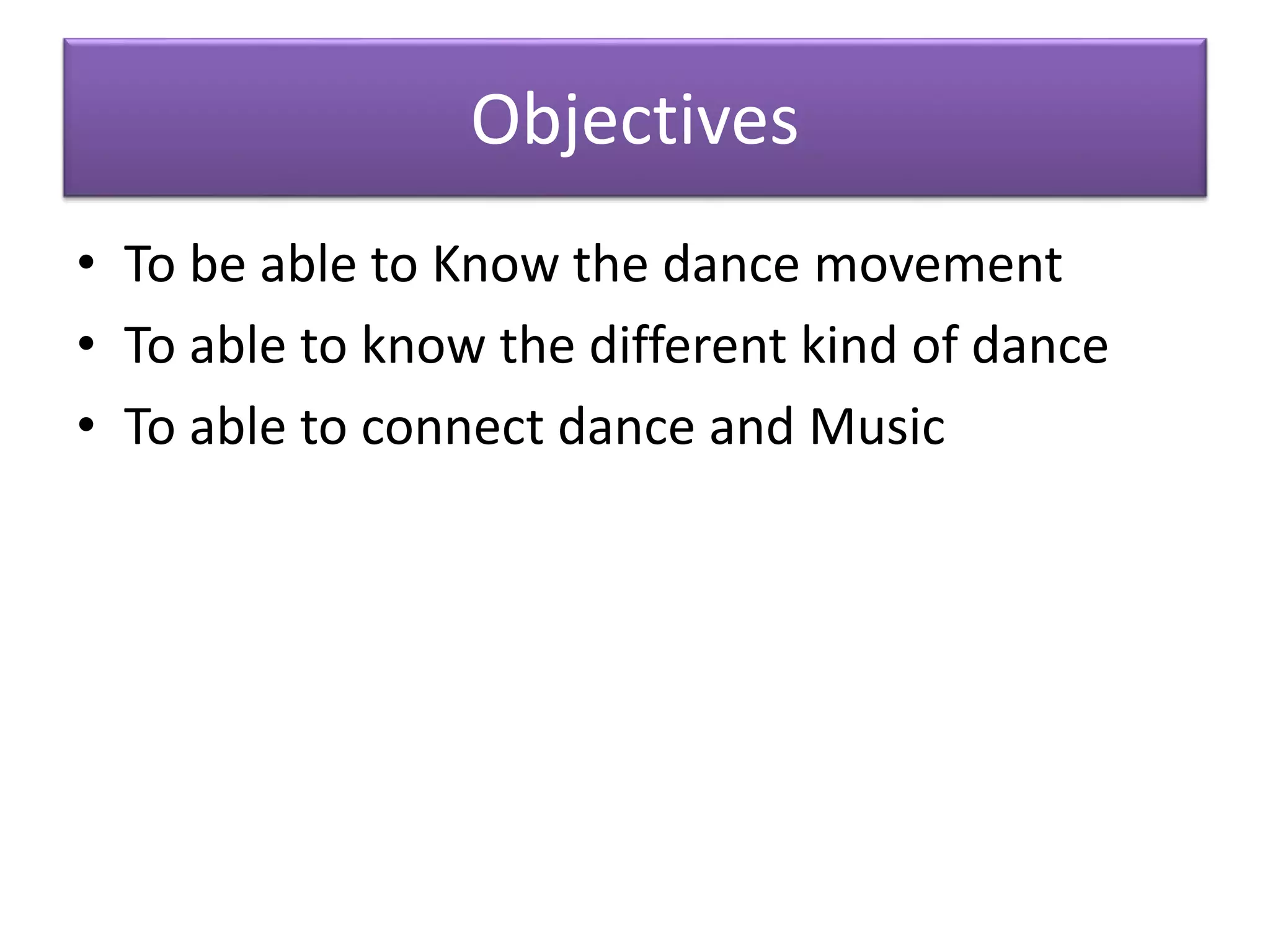 The Art of music and Dance | PPTX