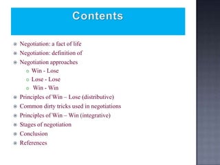 The Art of Negotiation | PPTX