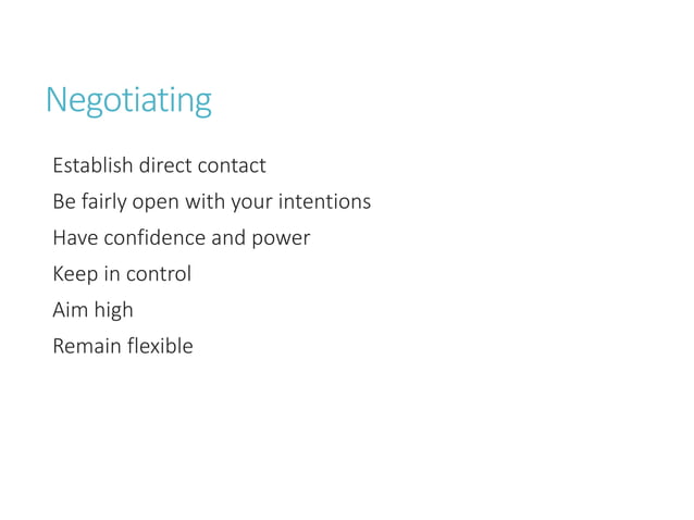 The art of negotiation | PDF