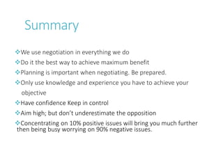 The art of negotiation | PDF