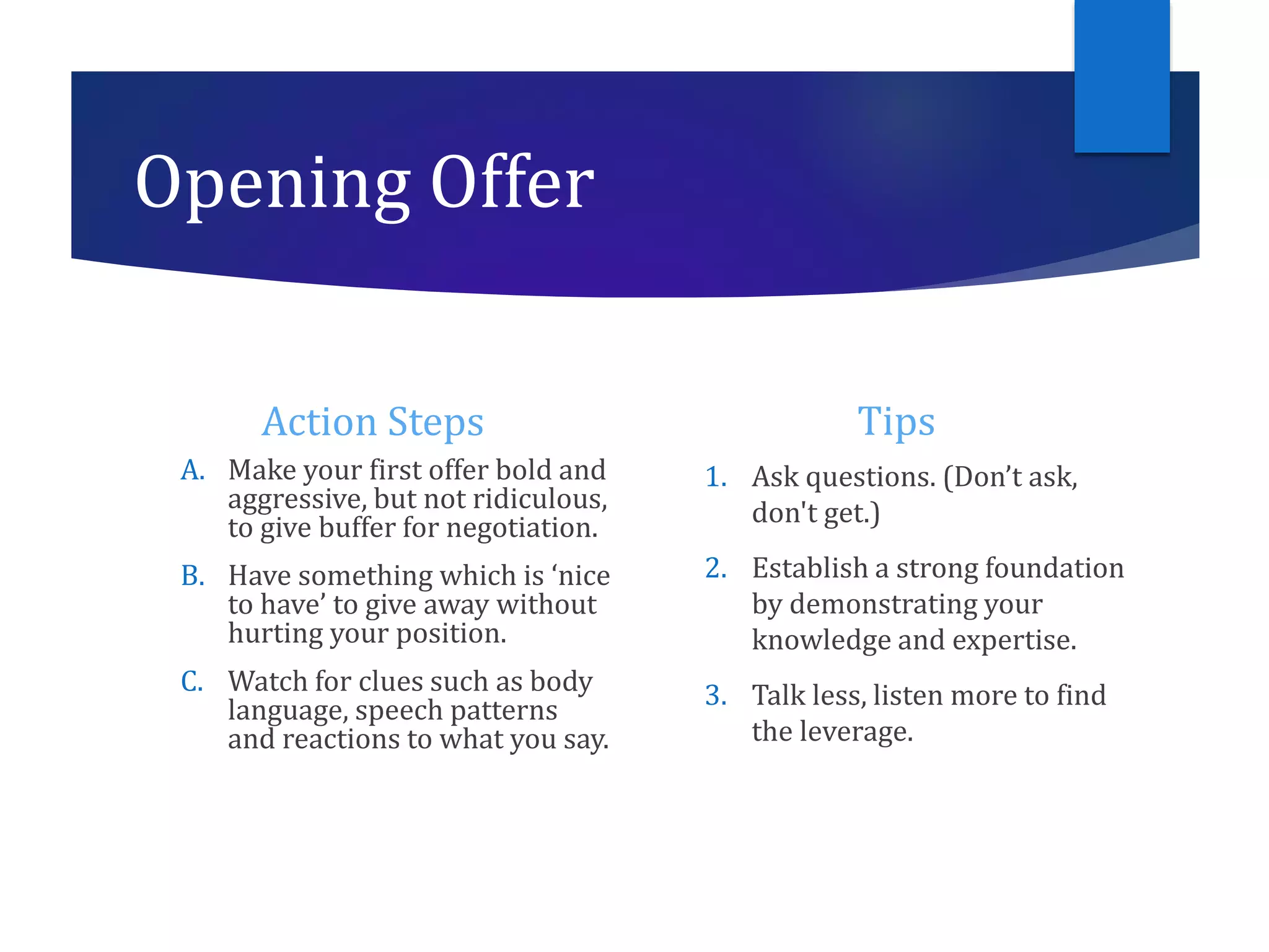 The Art Of Negotiation | PPTX