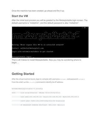 Metasploitable | PDF