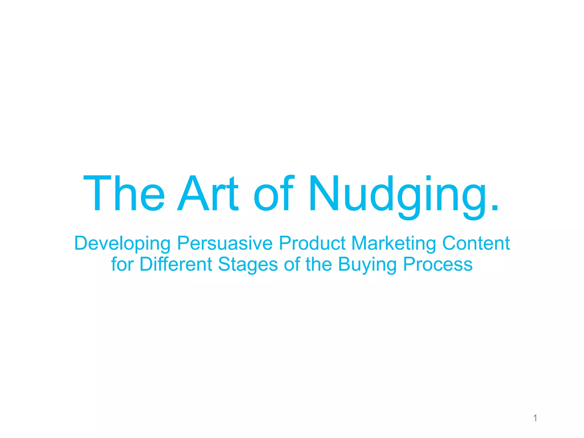 The art of nudging | PPSX
