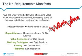 NO REQUIREMENTS: The Art Of Oracle Applications At Cloud Speed | PPT