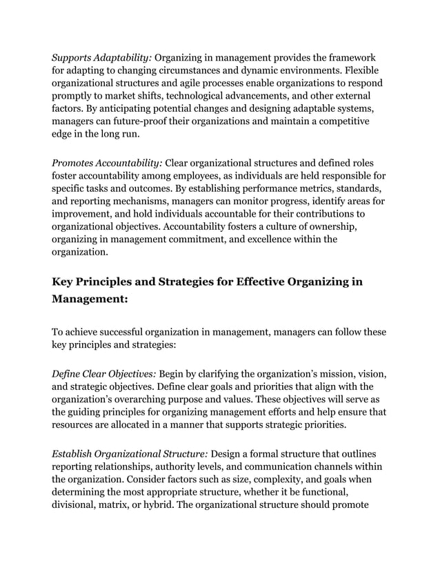 The Art of Organizing in Management_ Strategies for Success.pdf