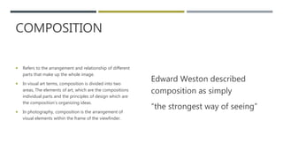 The art of photography | PPTX