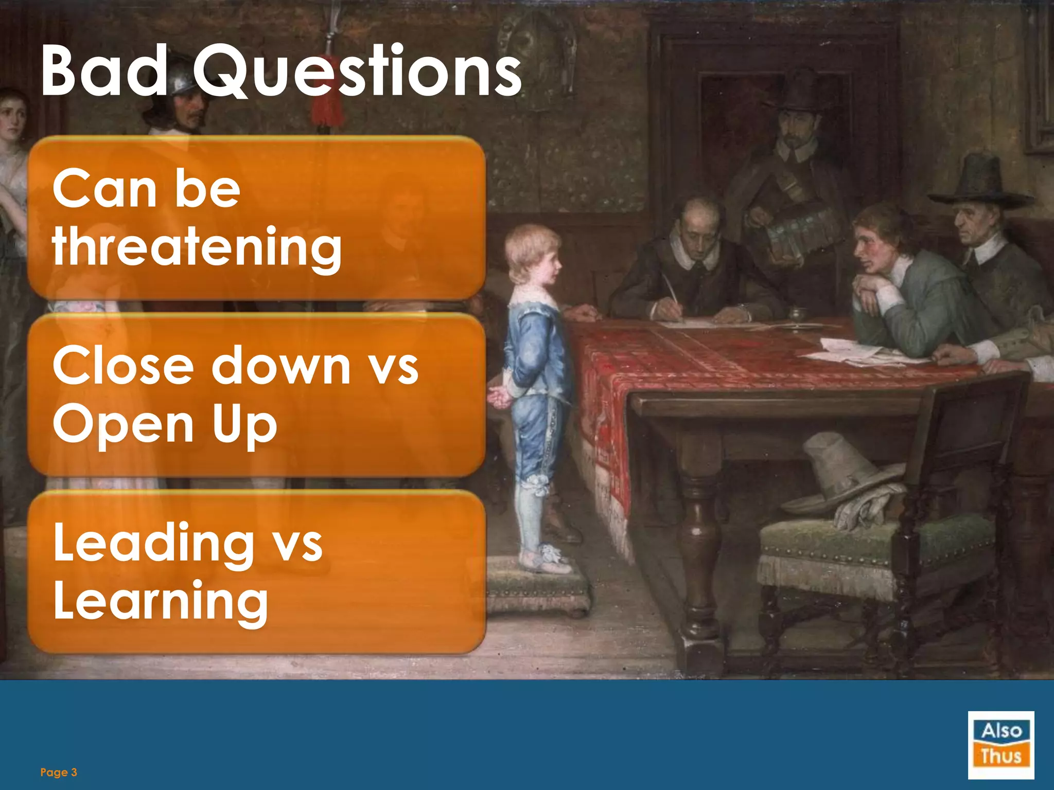 The art of powerful questions | PPTX