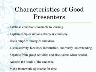 The Art of Presentation | PPTX