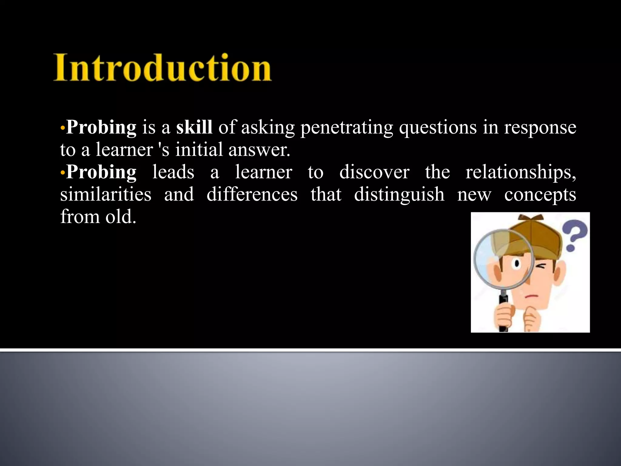 The Art of Probing | PPTX