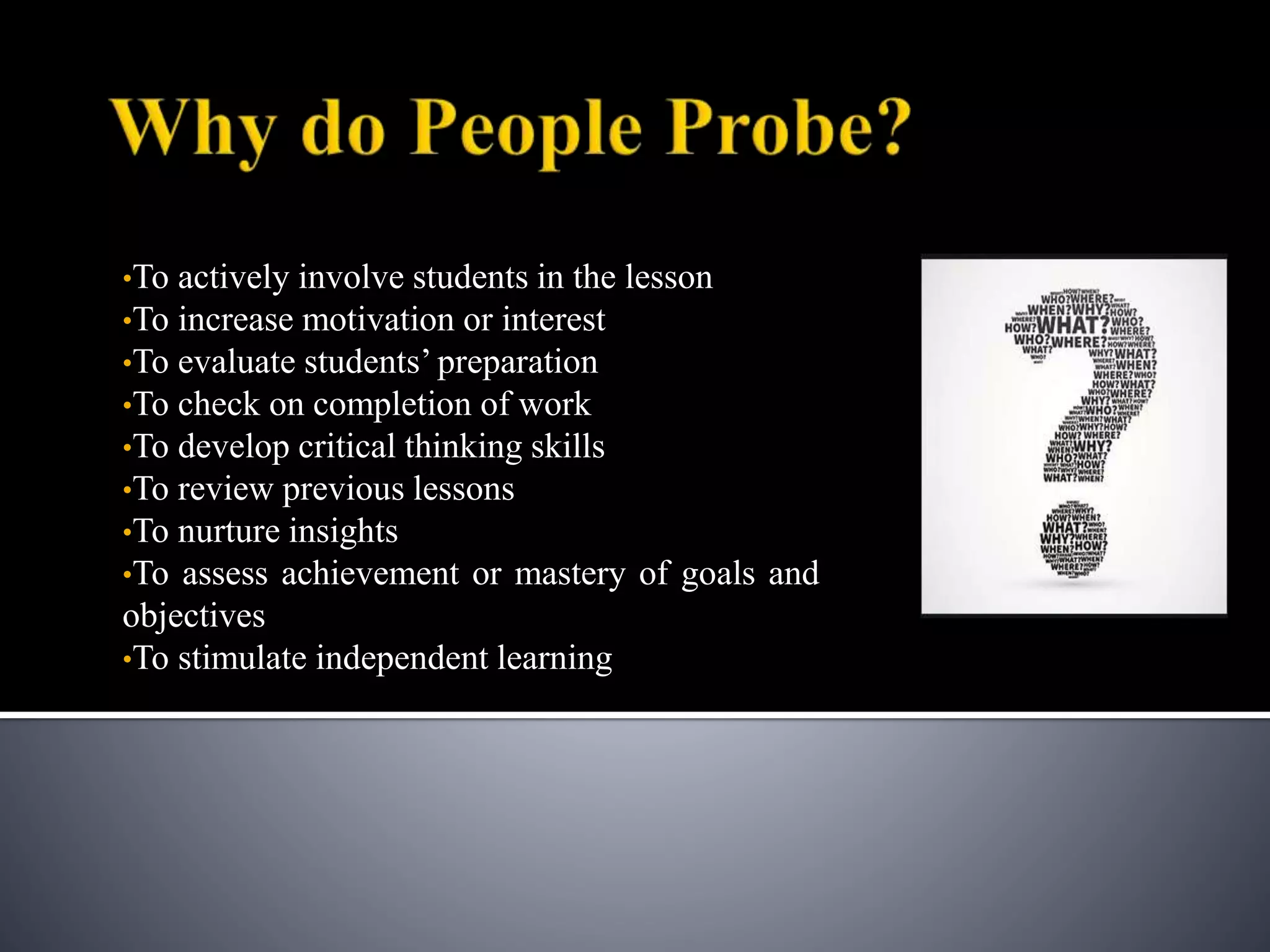 The Art of Probing | PPTX