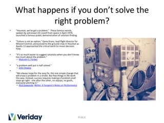 The art of problem solving --> ensure you right the right business ...