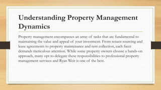 The Art of Property Management - Ryan Weir.pptx