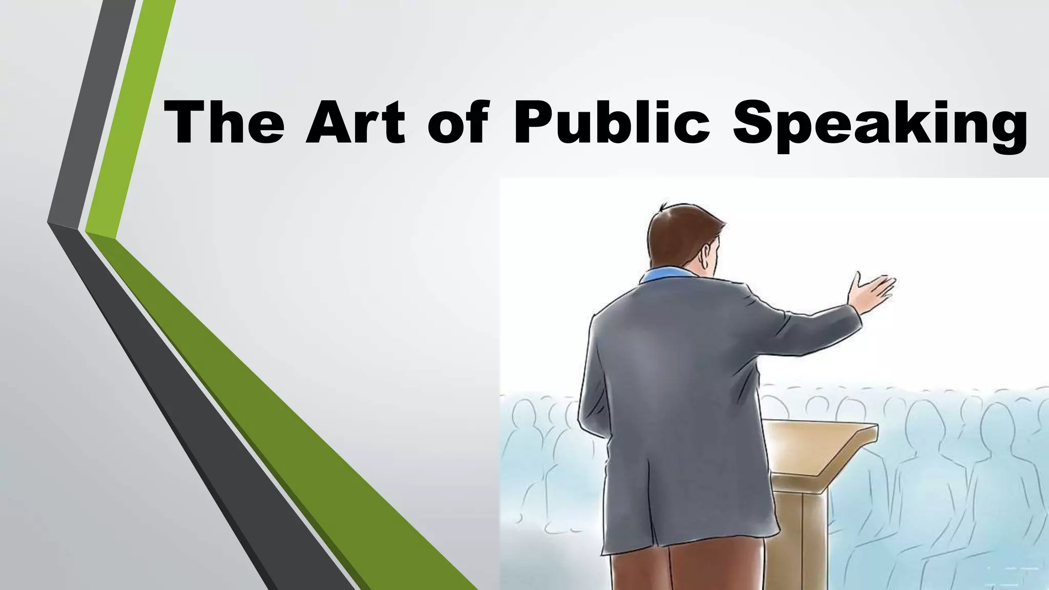 The art of Public Speaking | PPTX