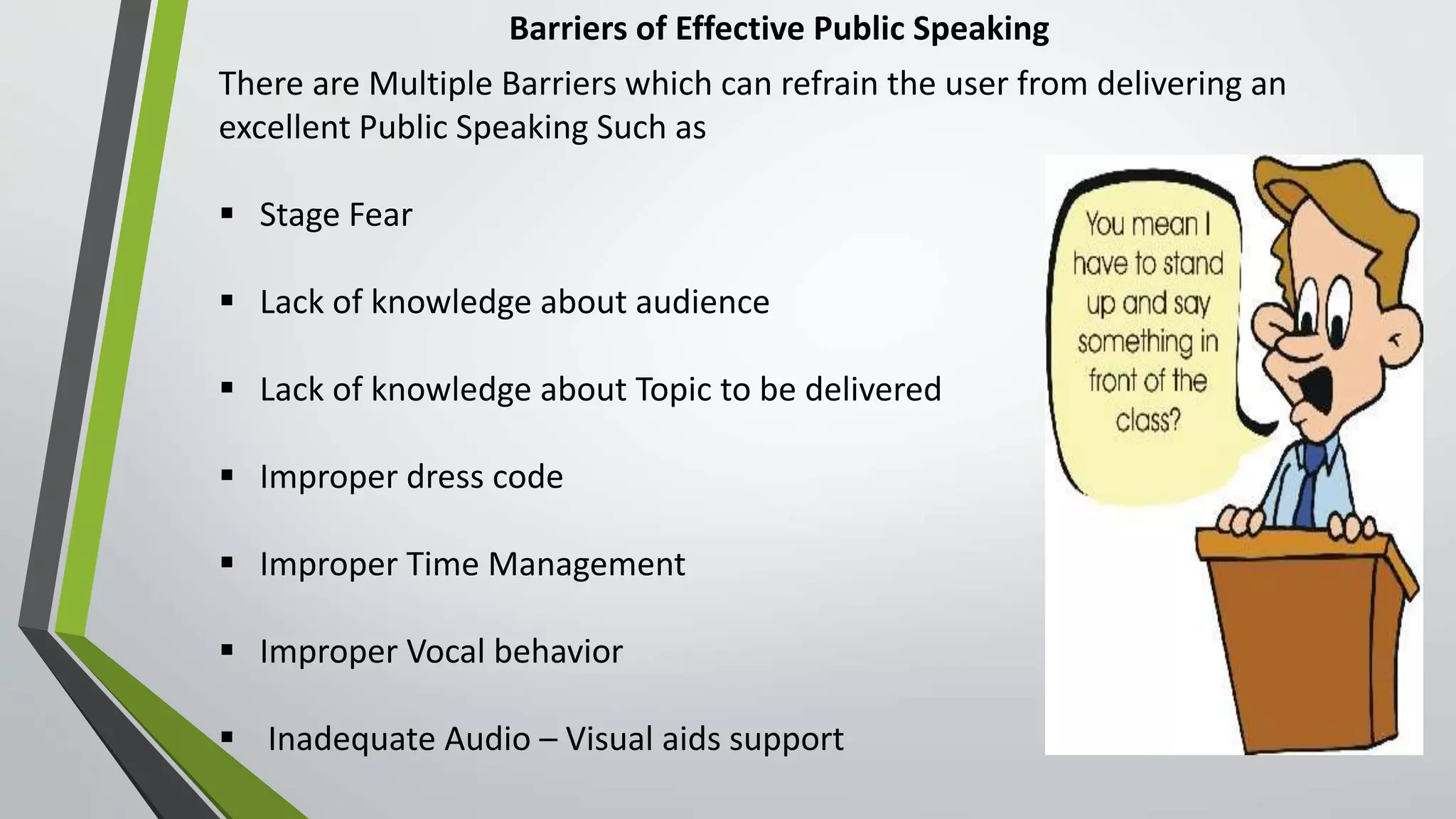 The art of Public Speaking | PPTX