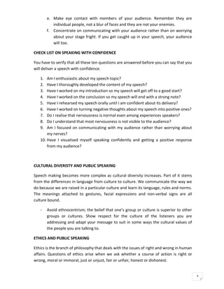 The art of public speaking | PDF