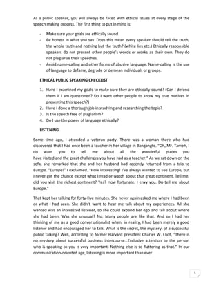 The art of public speaking | PDF
