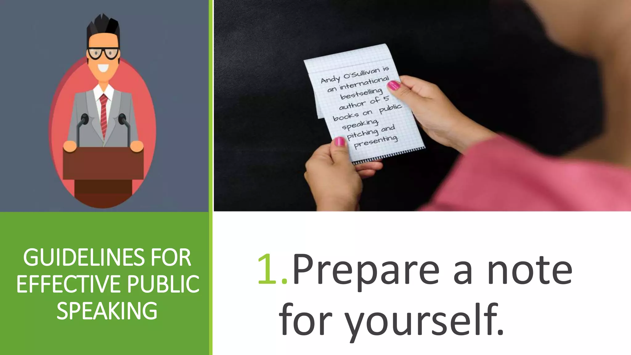The Art of Public Speaking | PPTX
