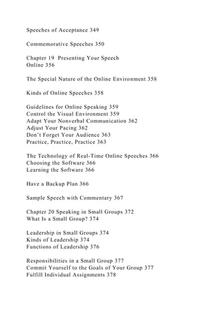 The Art ofPublic SpeakingStephen E. LucasUniversit.docx