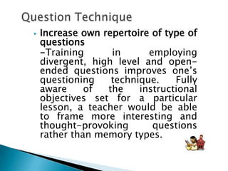 The Art of Questioning | PPTX