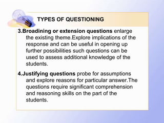 The art of questioning | PPTX