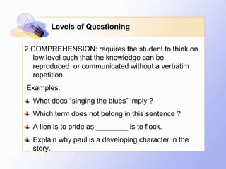 The art of questioning | PPTX