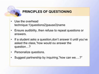 The art of questioning | PPTX