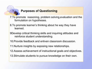 The art of questioning | PPTX