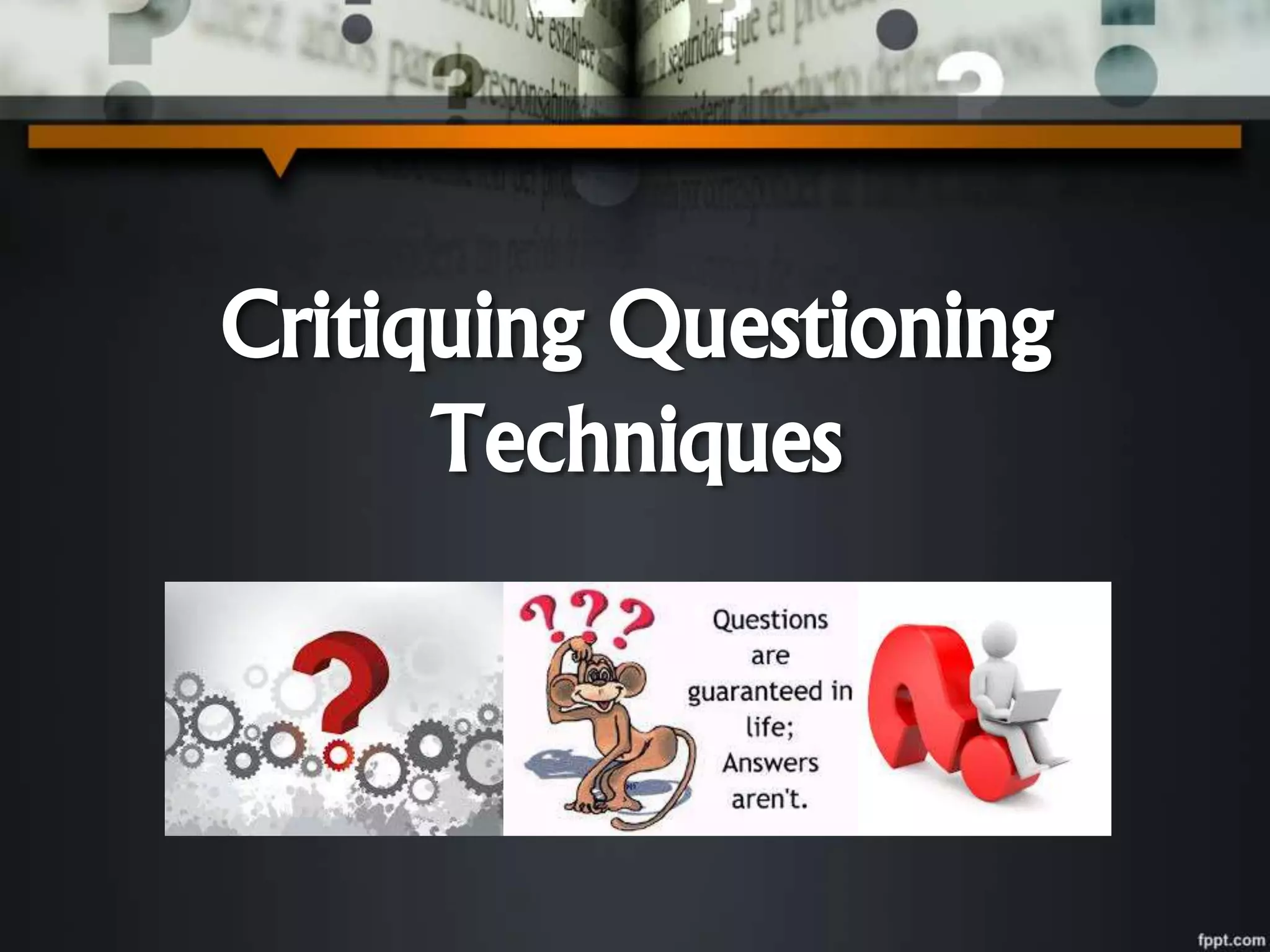 The Art of Questioning : Teacher’s Role | PPTX
