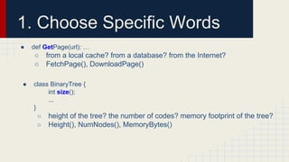 The art of readable code (ch1~ch4) | PPT