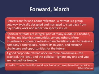 The Art of Retreat | PPTX